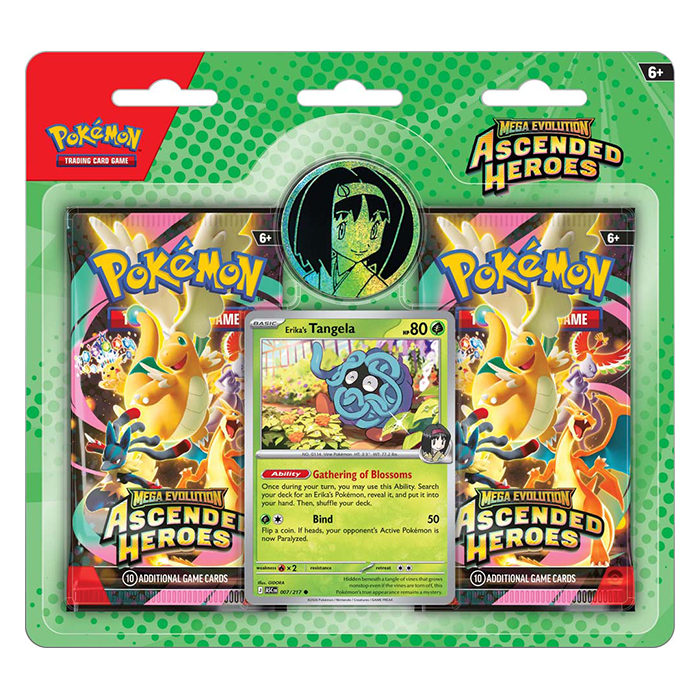 PRE ORDER Pokémon TCG: Mega Evolution—Ascended Heroes Collection—Erika ...